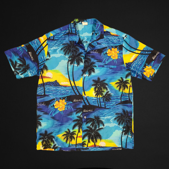 royal creations | Shirts | Vtg Royal Creations Hawaiian Shirt Large ...